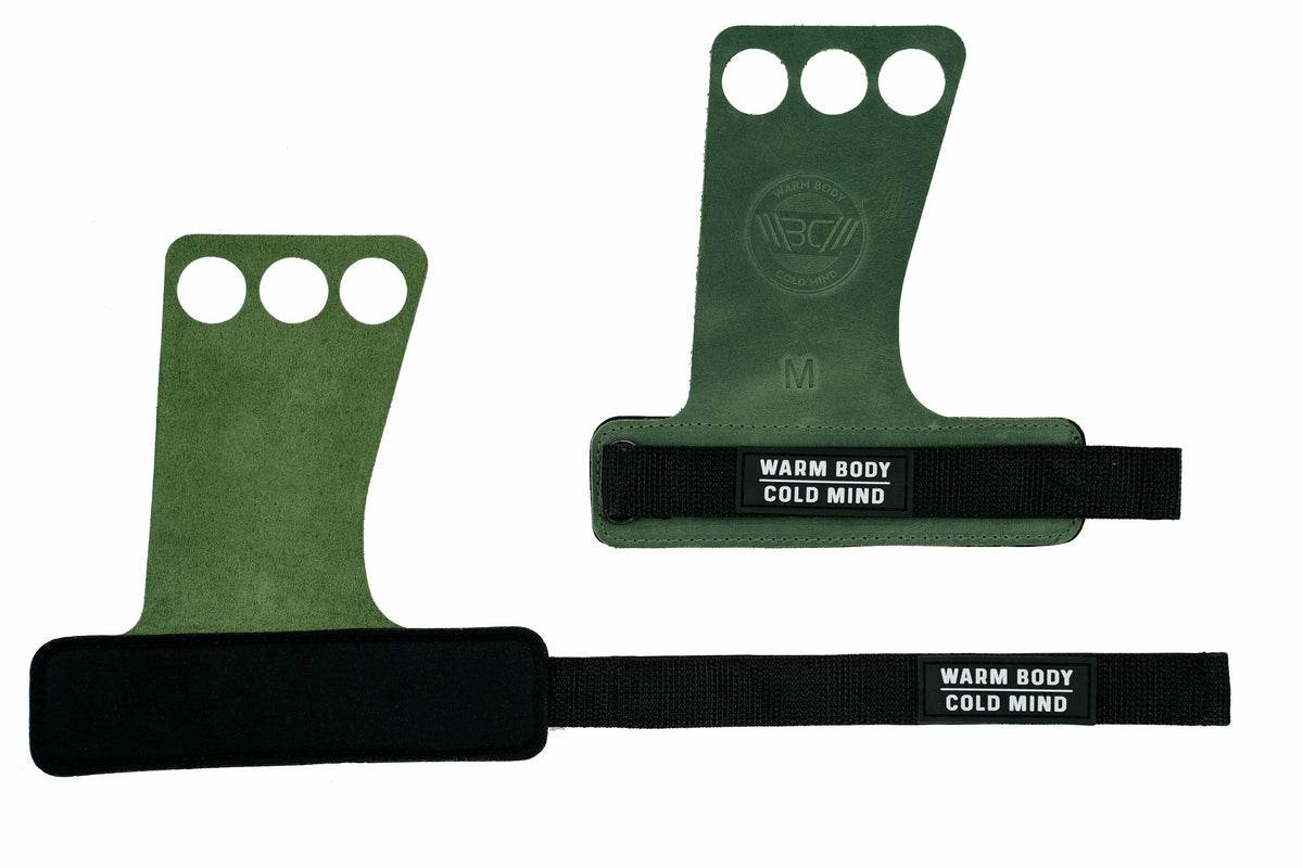 Leather Hand Grips Pro - Warm Body Cold Mind